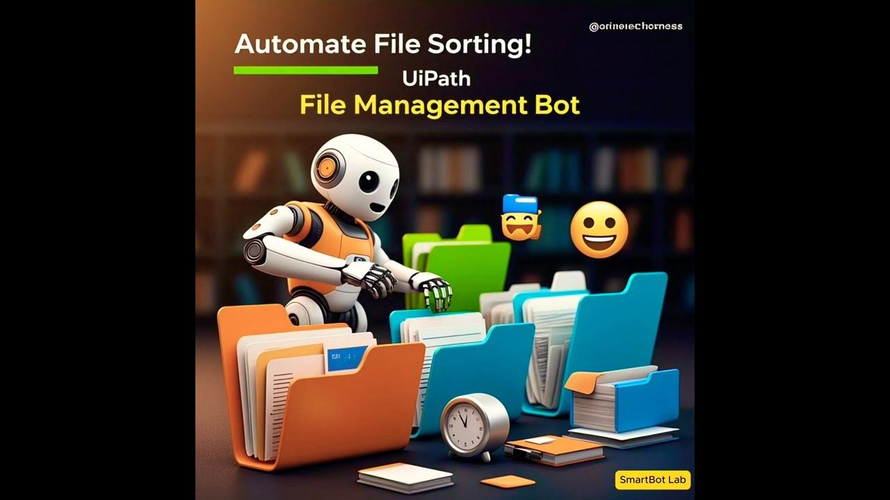 File Management Bot #Automate File Organization in Seconds, UiPath File Management Bot #rpa # ...