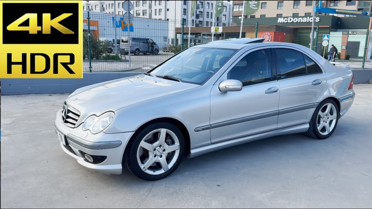 Mercedes C320 v6 Full pack AMG 2005 (4K HDR)POV Exterior&Interior - YouTube
