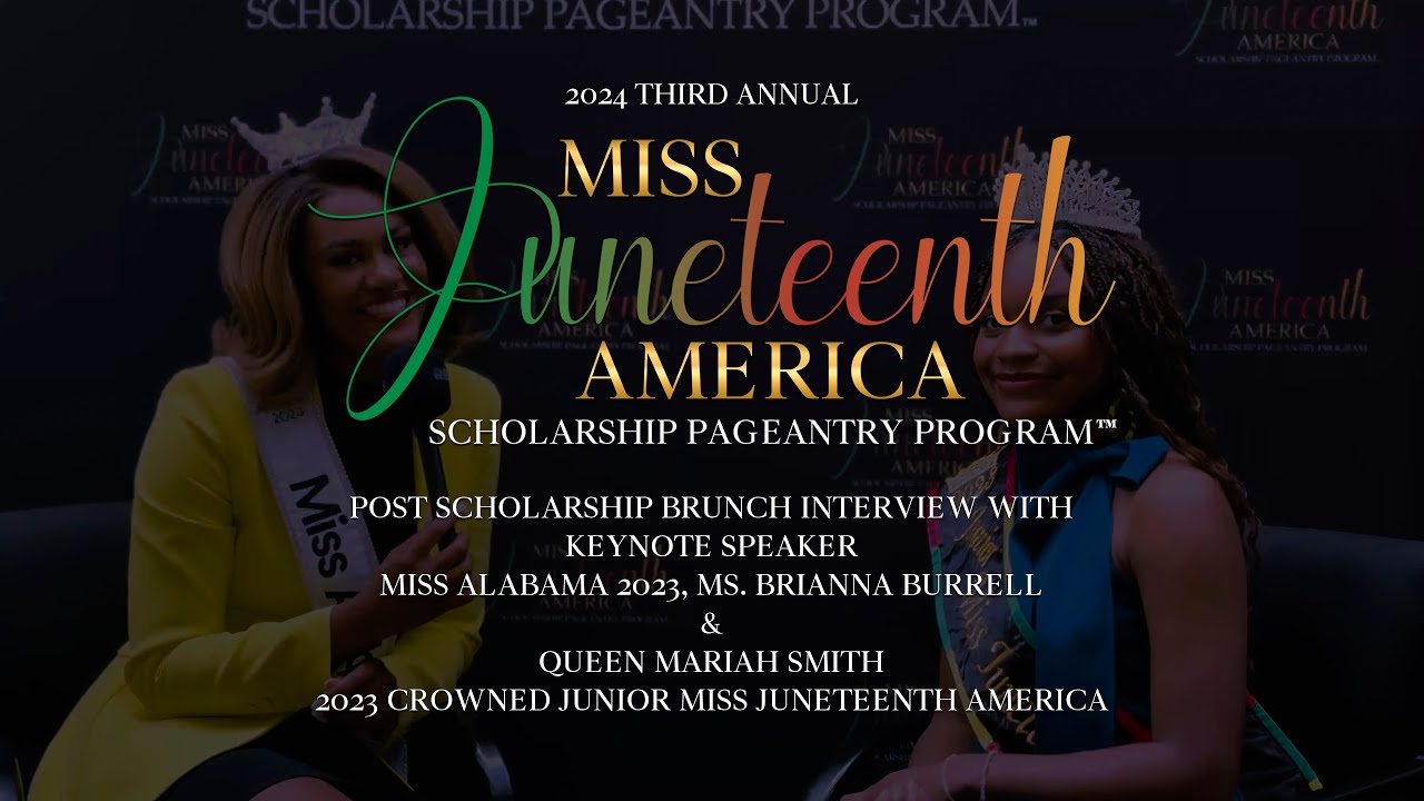 2024 Miss Juneteenth America Interview with 2023 Junior Miss Juneteenth ...