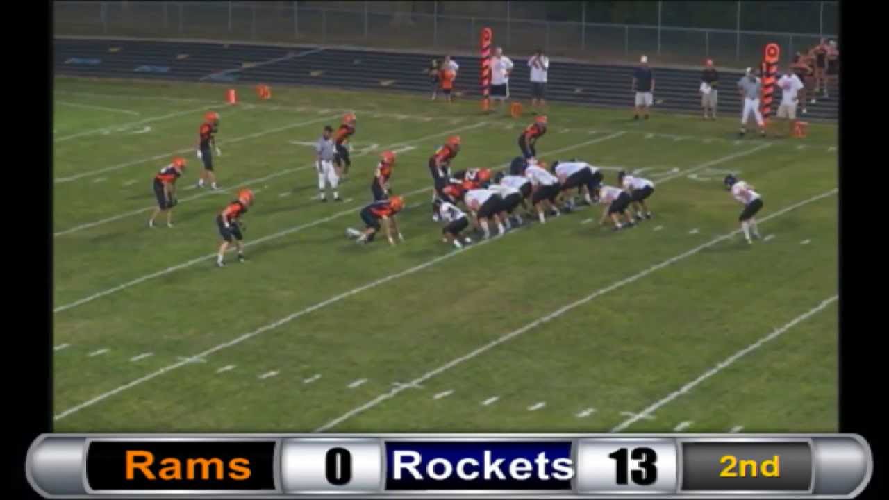 WMIX Sports: Mt. Vernon Rams Football at Rochester Rockets - 2013 - YouTube