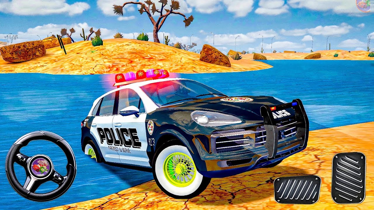 HD Posche Police car driving SUV simulator, police games, car games ...