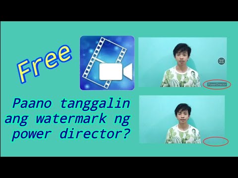 Paano tanggalin ang watermark ng power director? (Tutorial) - YouTube