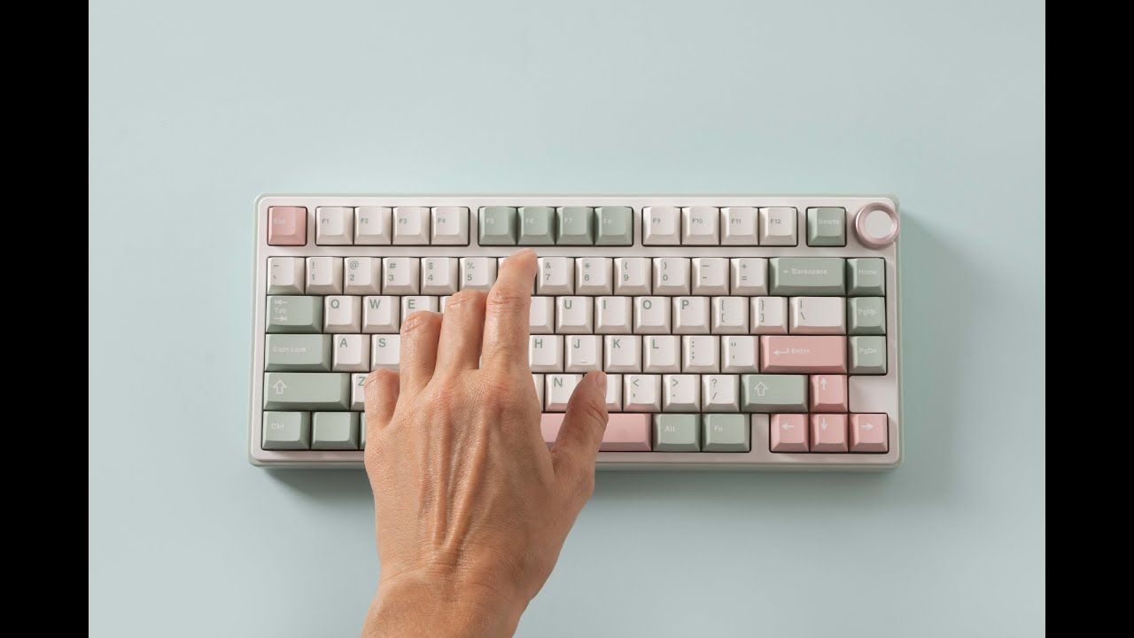 ASMR Keyboard Typing Calming Clicks & Soft Rhythm for Relaxation - YouTube