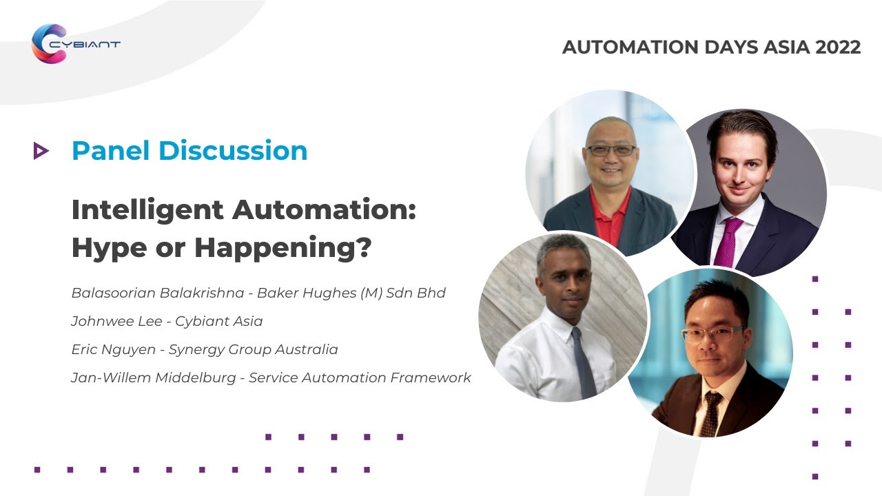 Panel Discussion: Intelligent Automation Hype or Happening - YouTube