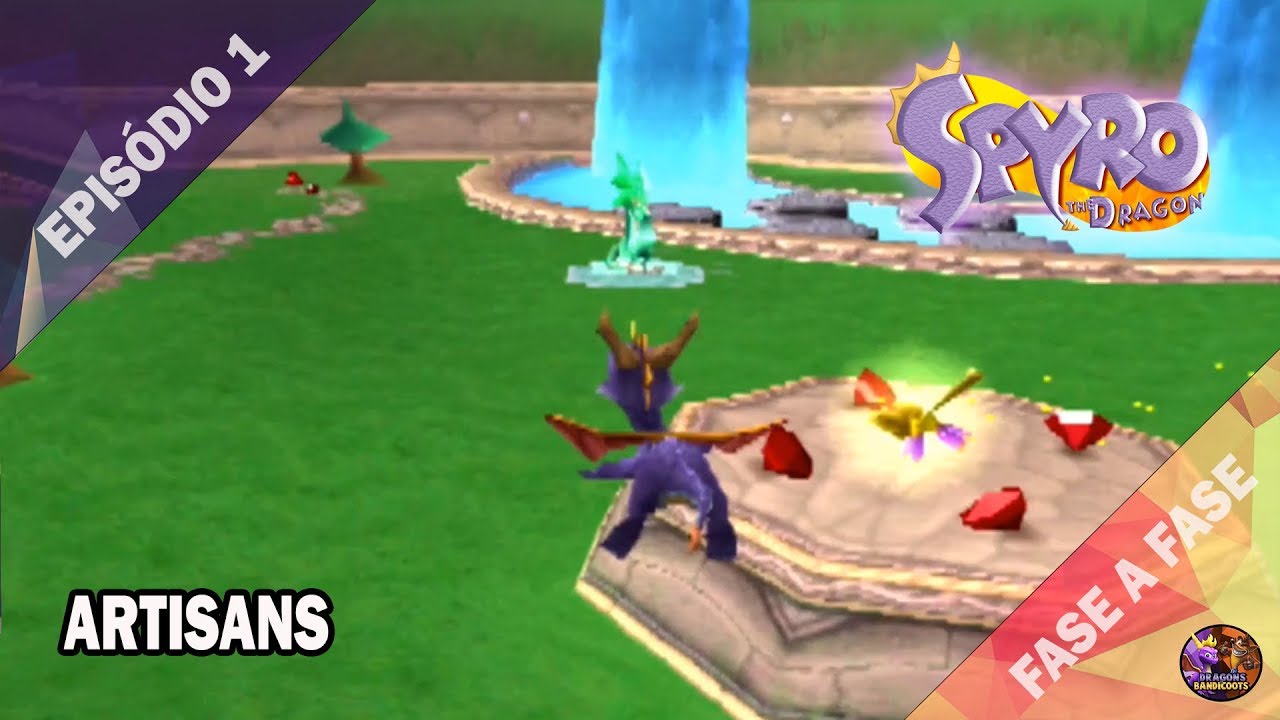 [100%] SPYRO THE DRAGON (PS1) #01 - Artisans - YouTube