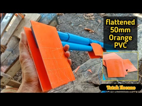 P2. [ Pag install ng flattened PVC ] - YouTube