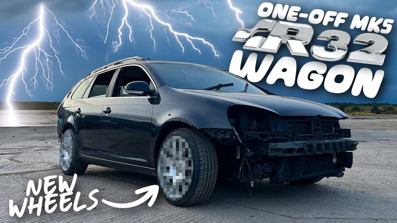 The MK5 R32 WAGON Build! HUGE PROGRESS (WE PICKED THE WORST DONOR CAR ...