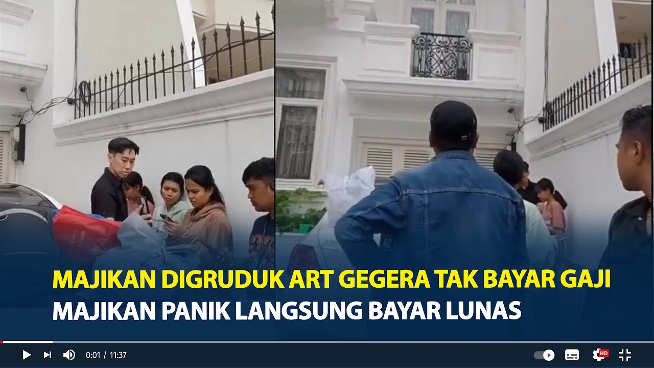 Viral Majikan Digruduk ART Gegera Tak Bayar Gaji 8 Bulan, Majikan Panik ...