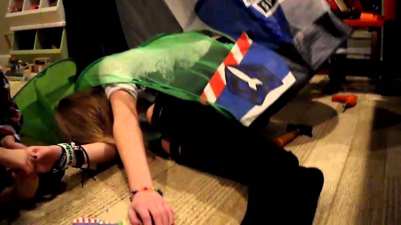Sister Gets Stuck In Tent Youtube