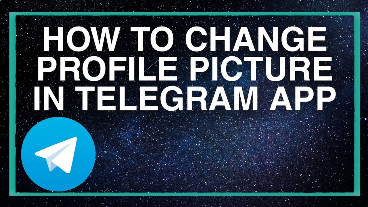 How to change profile picture on Telegram App - YouTube