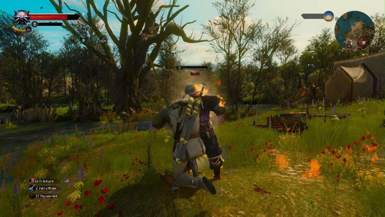 The Witcher 3: Dramatic ahh finisher - YouTube