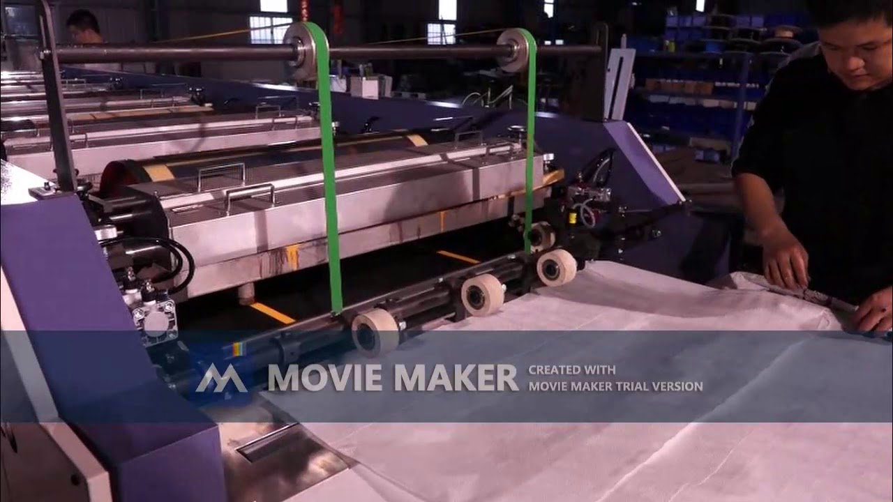 Bag printing machine for five colors - YouTube