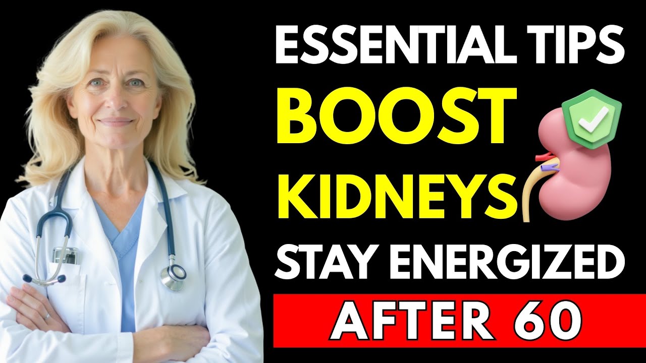 Essential TIPS for Energy and KIDNEY Health After 60 | Senior Health ...