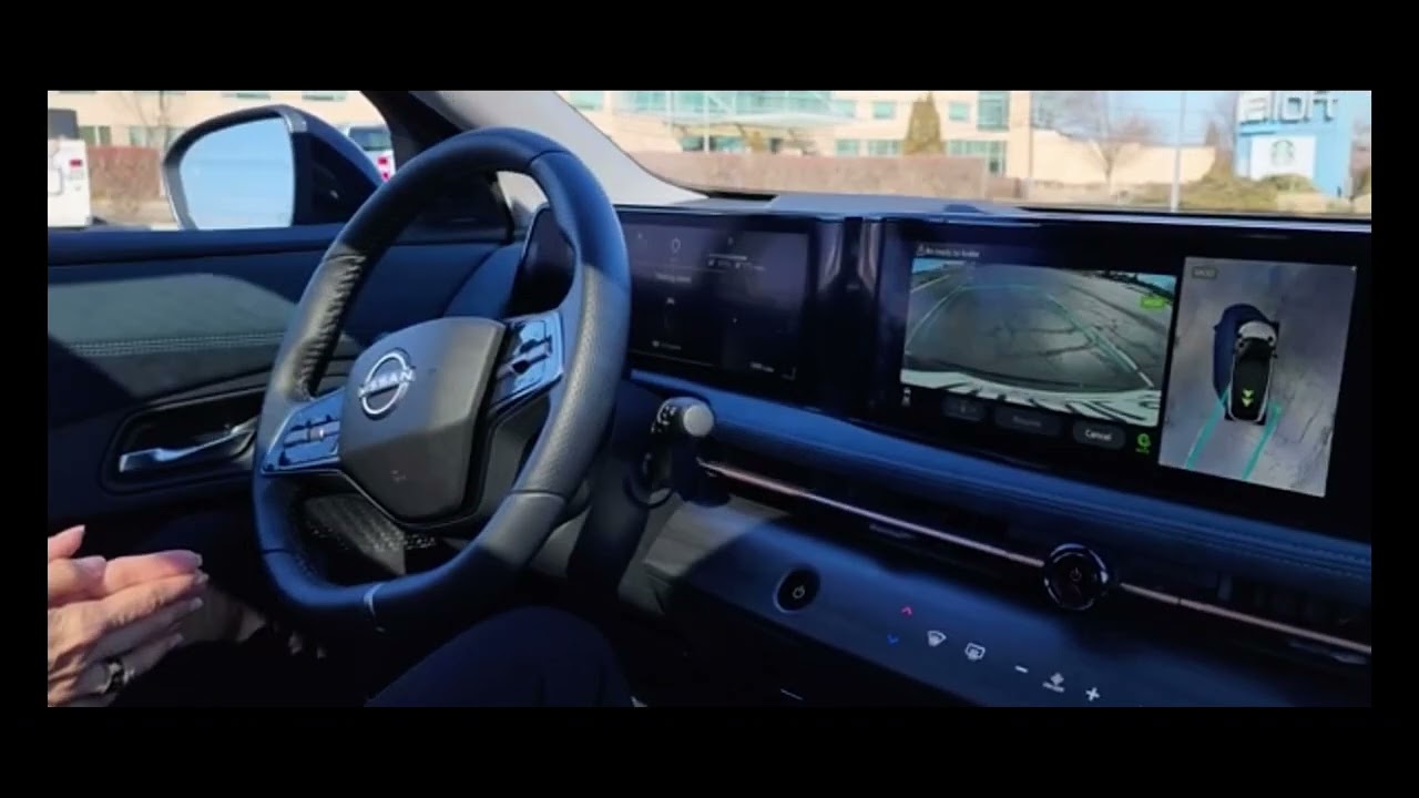 The Nissan Ariya ProPilot Assist Park Function #nissanariya #handsfree ...