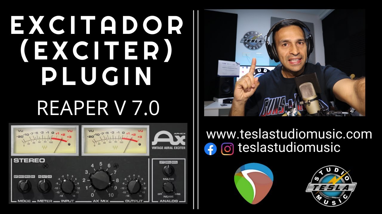 😀EXCITER in REAPER DAW (Excitador con plugin gr4tis en Reaper ¡MUY ÚTIL ...