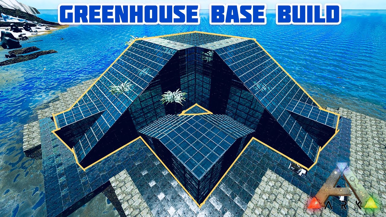 Greenhouse Base build - ARK mobile - YouTube