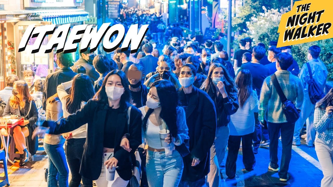 🇰🇷 이태원 ITAEWON FREEDOM! Walk Hottest Club Alley of Seoul Korea 4K ASMR ...
