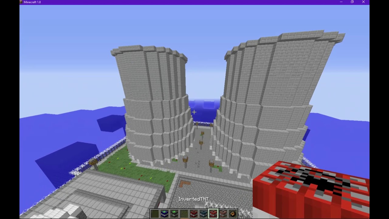 DESTROYING A CITY IN MINECRAFT - YouTube