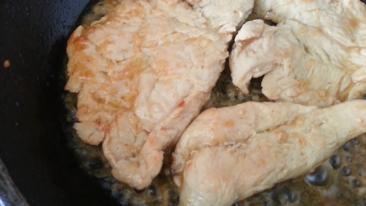 Bifes de perú frito - YouTube