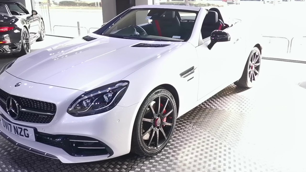 2017 White Mercedes SLC43 AMG - YouTube