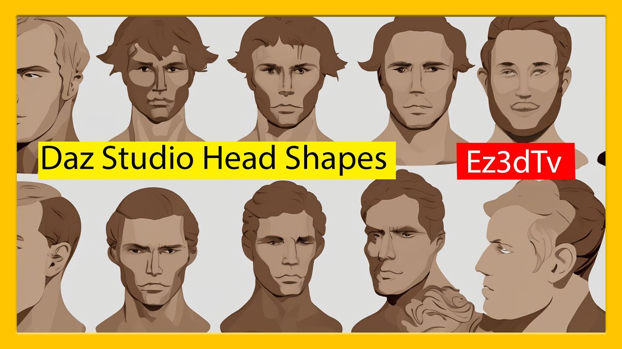 New Head Shapes in Daz Studio | Ez3dTV - YouTube