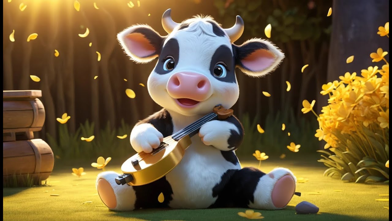 Baby Cow Goes Moo Moo Moo | Popular Nursery Rhyme | Educational Kids ...