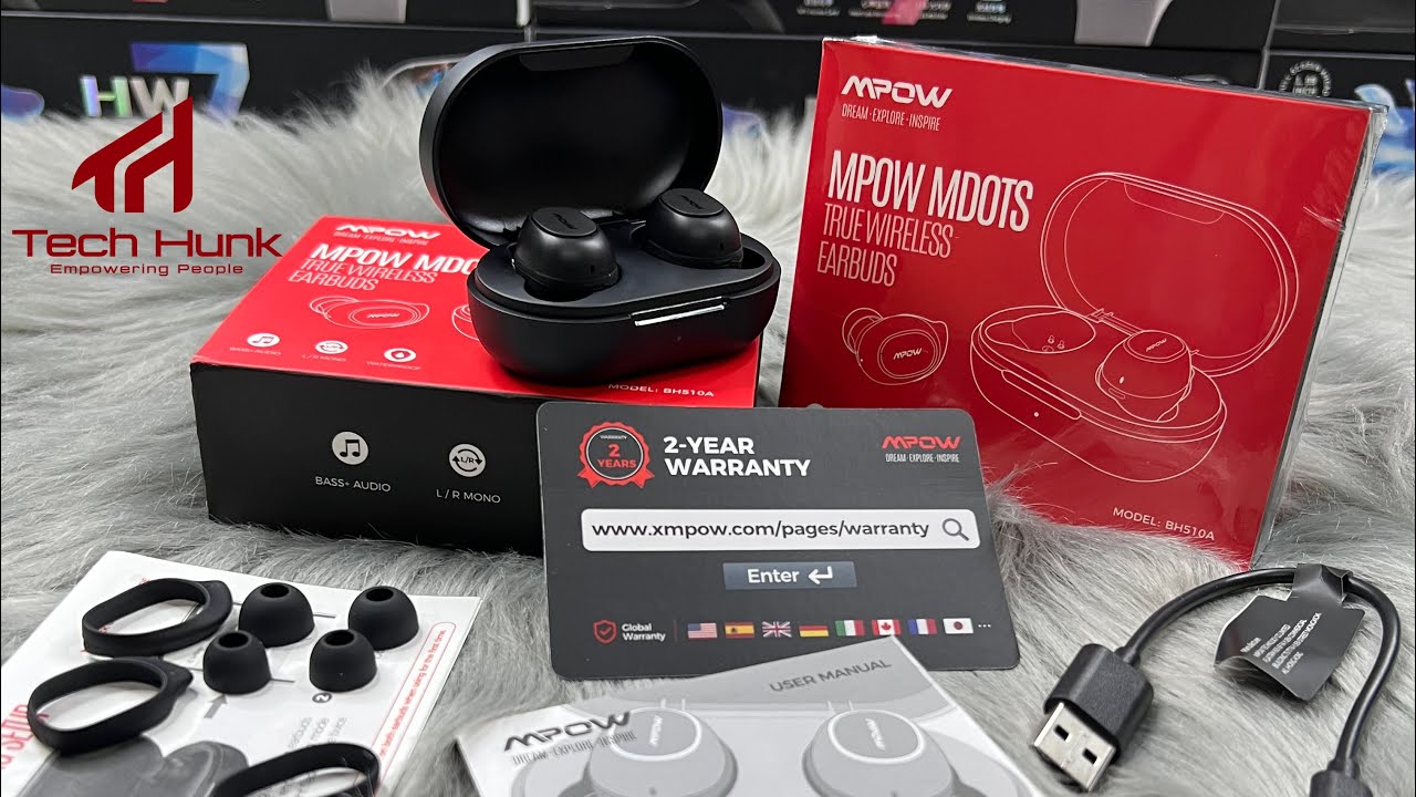 ORIGINAL MPOW MDOTS | Cheapest Buds Under $15 | Bass Boosted | Tech Hunk Store - YouTube