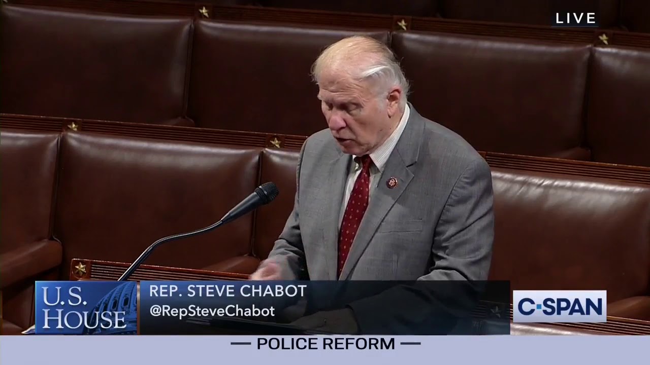 Congressman Chabot Floor Speech on Police Reform Legislation - YouTube