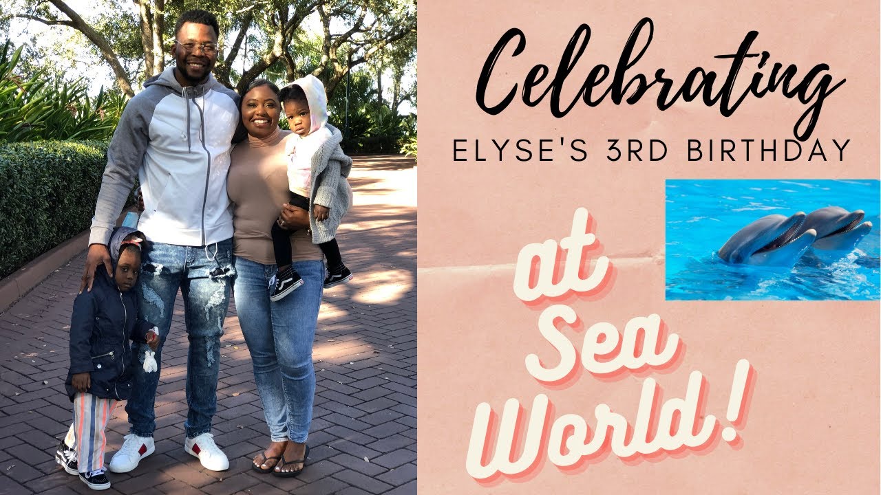 Celebrating Elyse's 3rd birthday at Sea World Orlando - YouTube