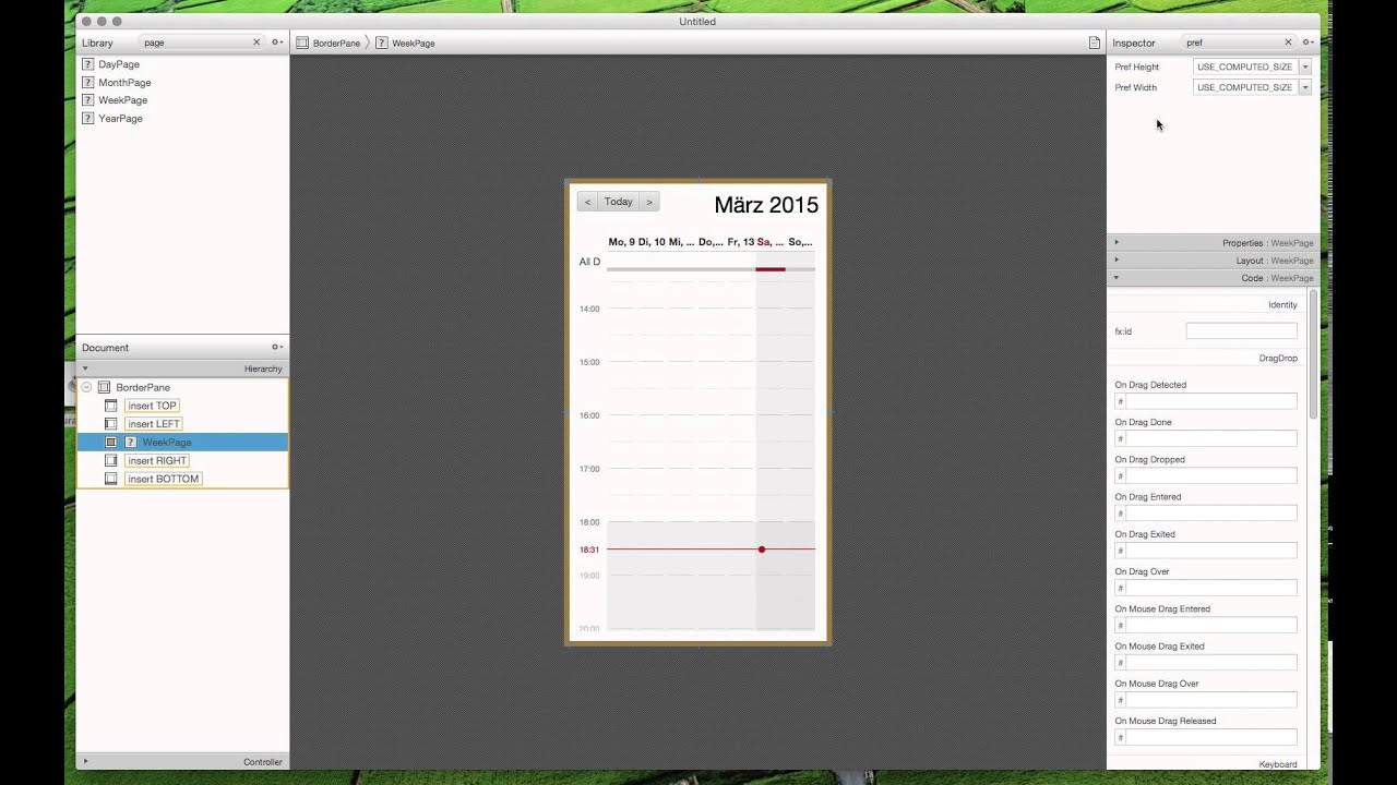 CalendarFX: First SceneBuilder Impressions - YouTube