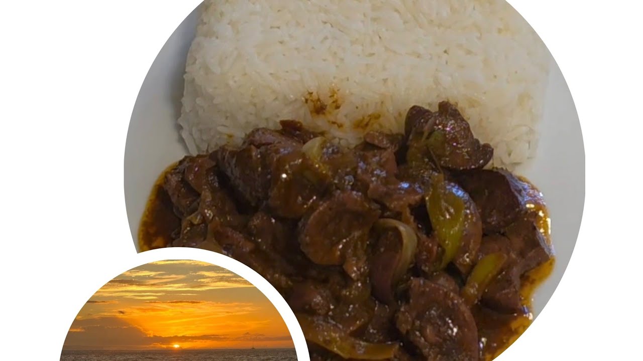 How to Make Beef Kidney with White Rice - YouTube
