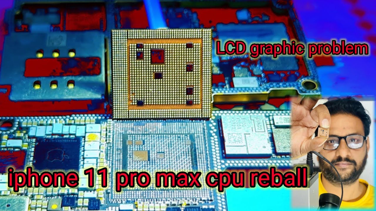 iphone 11 pro max cpu reball / iphone 11 pro max display problem fix ...