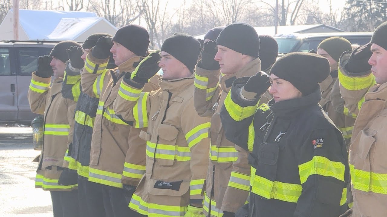 South Bend firefighter remembered for his strength, faith and joy - YouTube