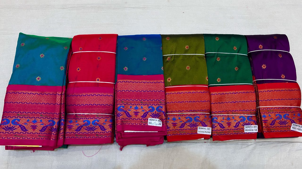 नवरात्र निमित्त सिल्क साड्यांचा सुंदर कलेक्शन | Mumbai Market ...
