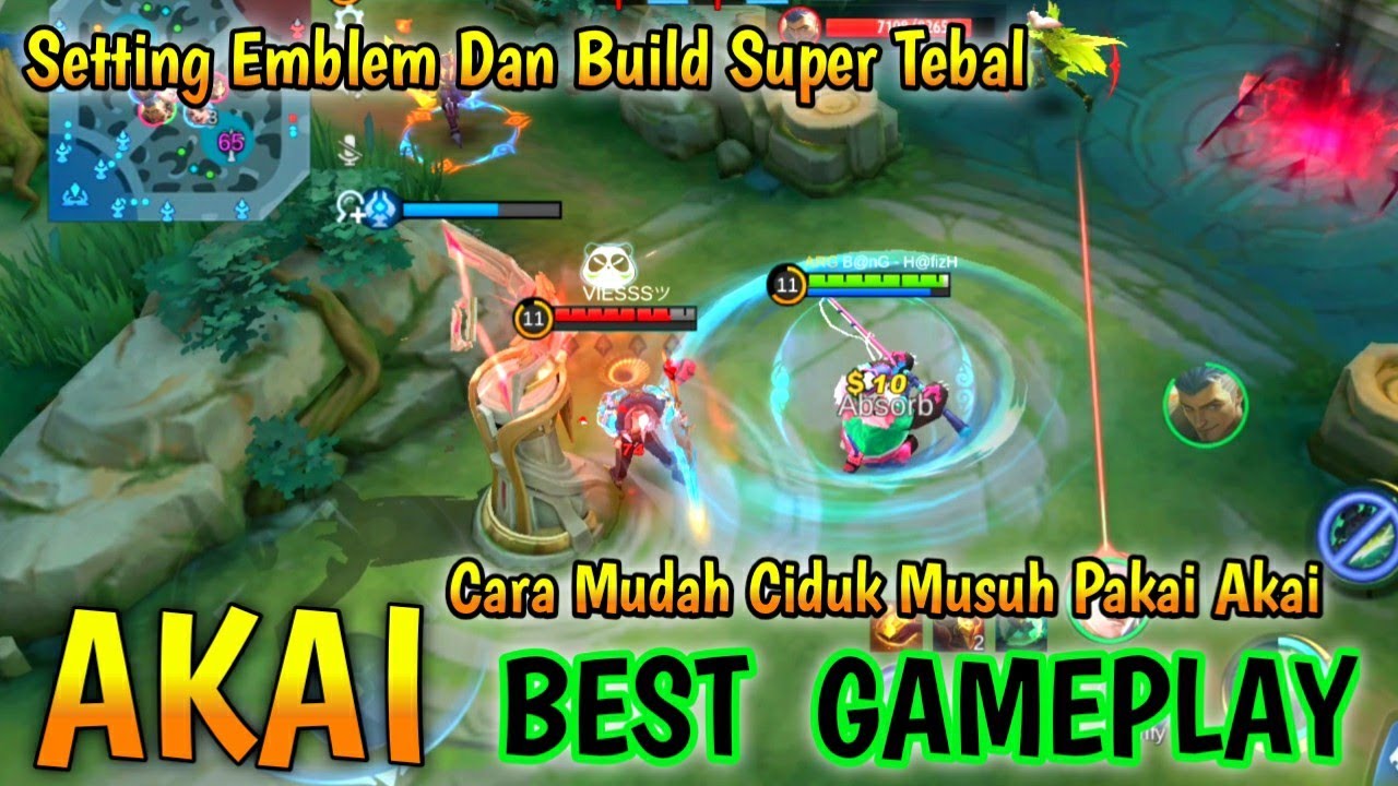 Akai Best Gameplay | Begini Cara Mudah Menciduk Musuh Pakai Akai. - YouTube