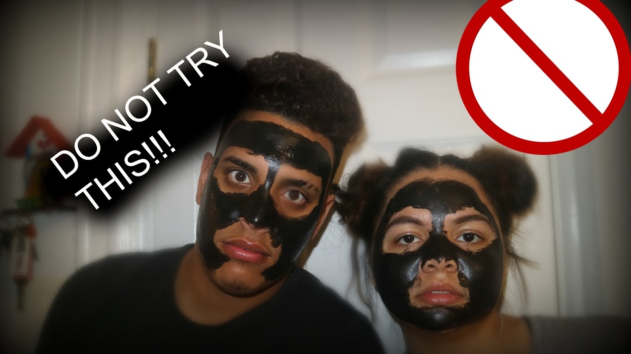 Charcoal Mask Challenge (FAIL) - YouTube