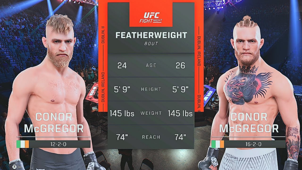 "2013" Conor McGregor Vs. "UFC 178" Conor McGregor : EA Sports UFC 5 ...