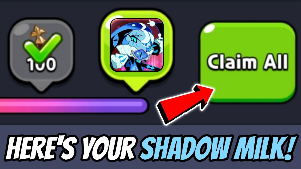 HURRY UP! 😱 Claim Your Shadow Milk Cookie Now! - YouTube