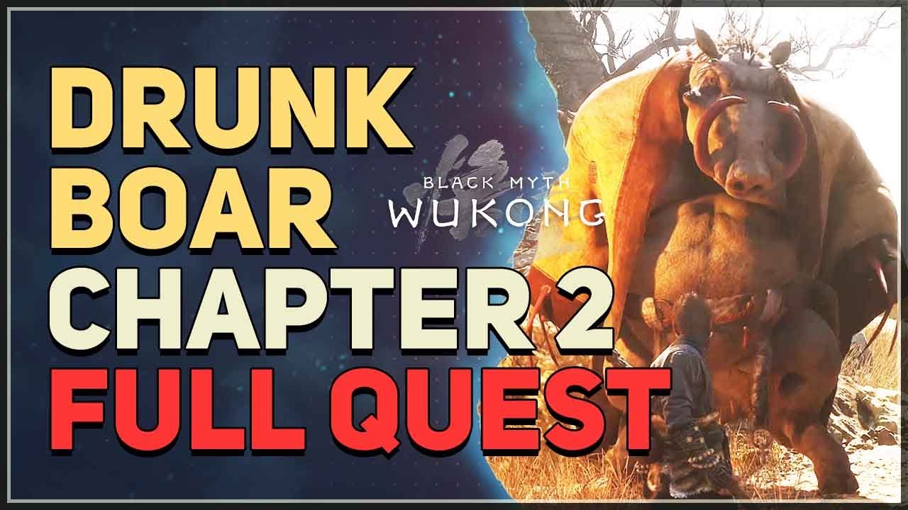 Drunk Boar Full Quest Black Myth Wukong - YouTube
