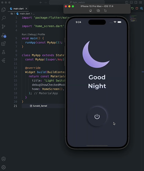 Animated Light And Dark Theme Switcher In Flutter Youtube