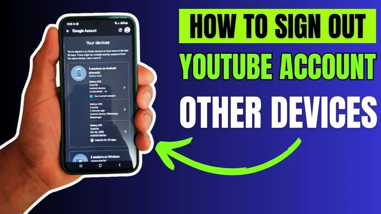 How to Sign Out YouTube Account from Other Devices - YouTube