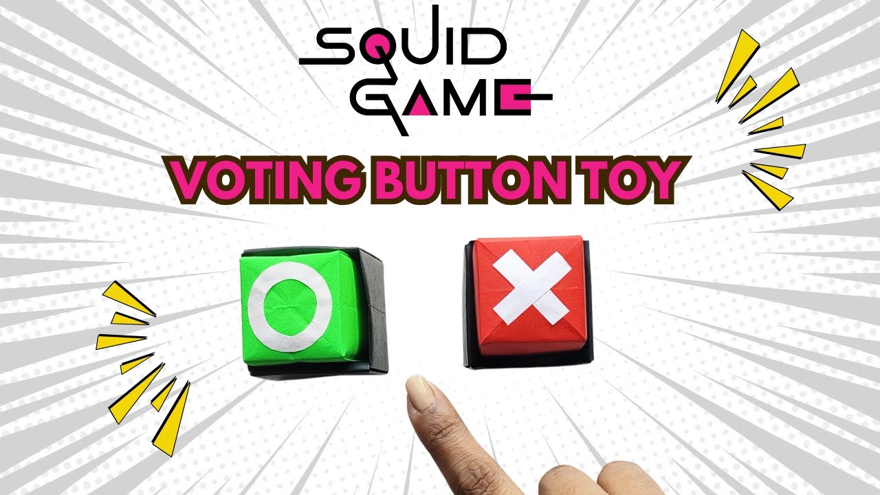 Squid Game Voting Button | Squid Game DIY | #squidgame #netflix # ...