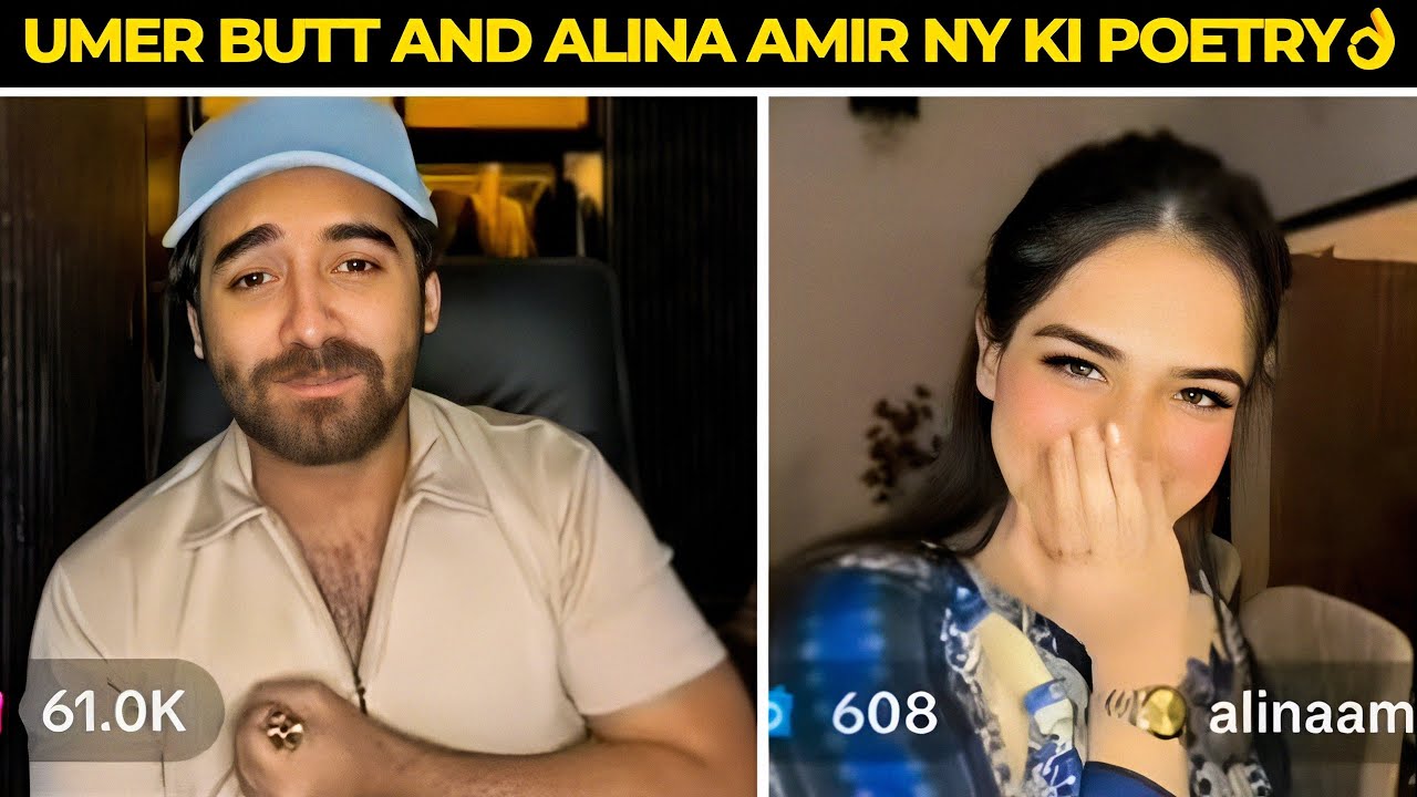 Alina and umar butt poetry 🥰 || Umer Butt Tiktok Live || Alina Amir Tiktok Live - YouTube