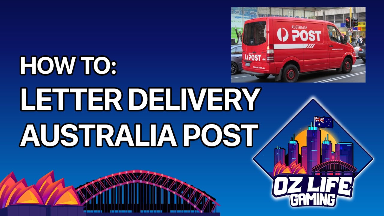 Australia Post Letter Delivery - OzLife Gaming FiveM GTA RP - YouTube