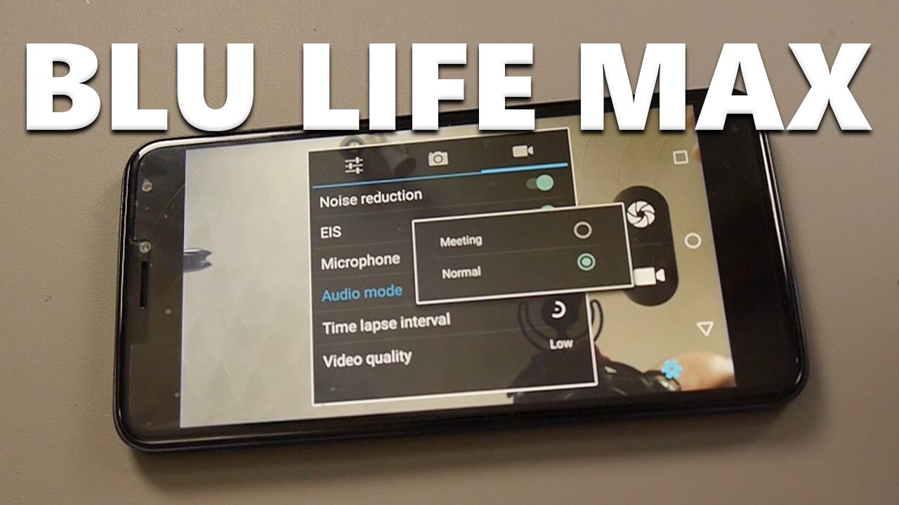BLU Life Max - A Close Look at the User Interface - YouTube