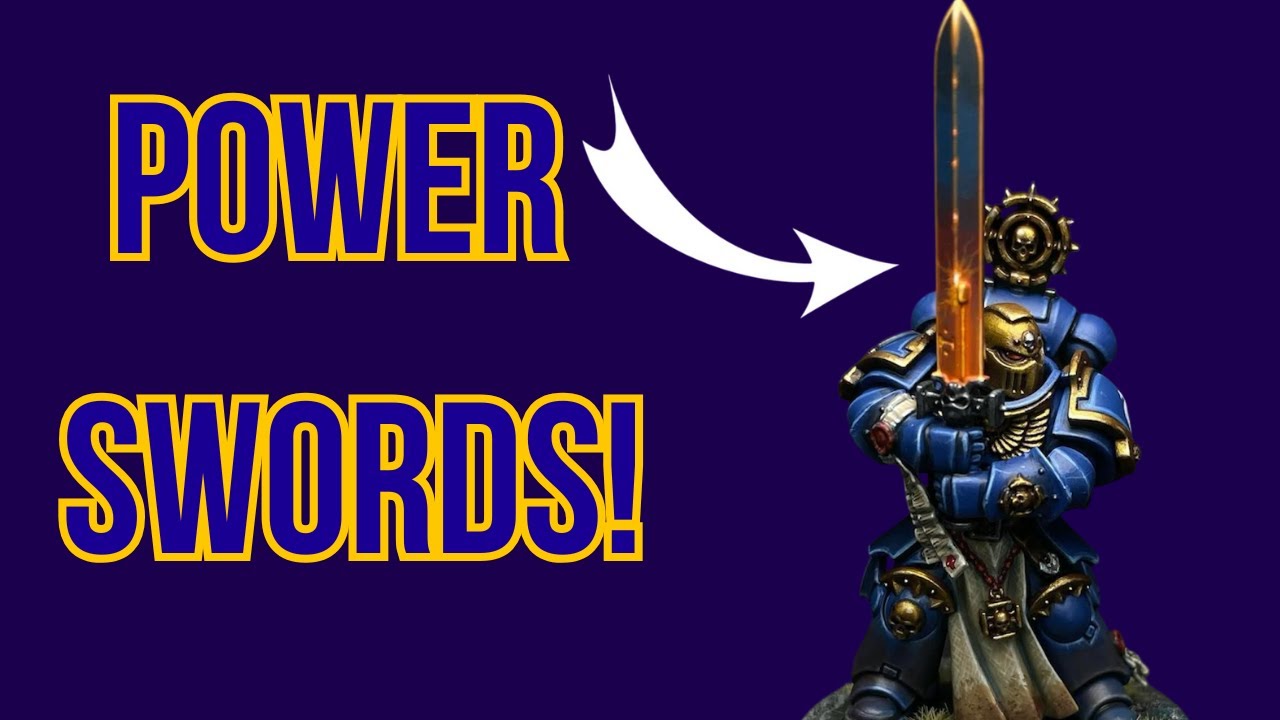 How to Paint POWER SWORDS 40K - YouTube