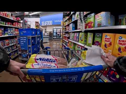 3 5 Grocery Shopping at Walmart, 4K HDR, GoPro 12