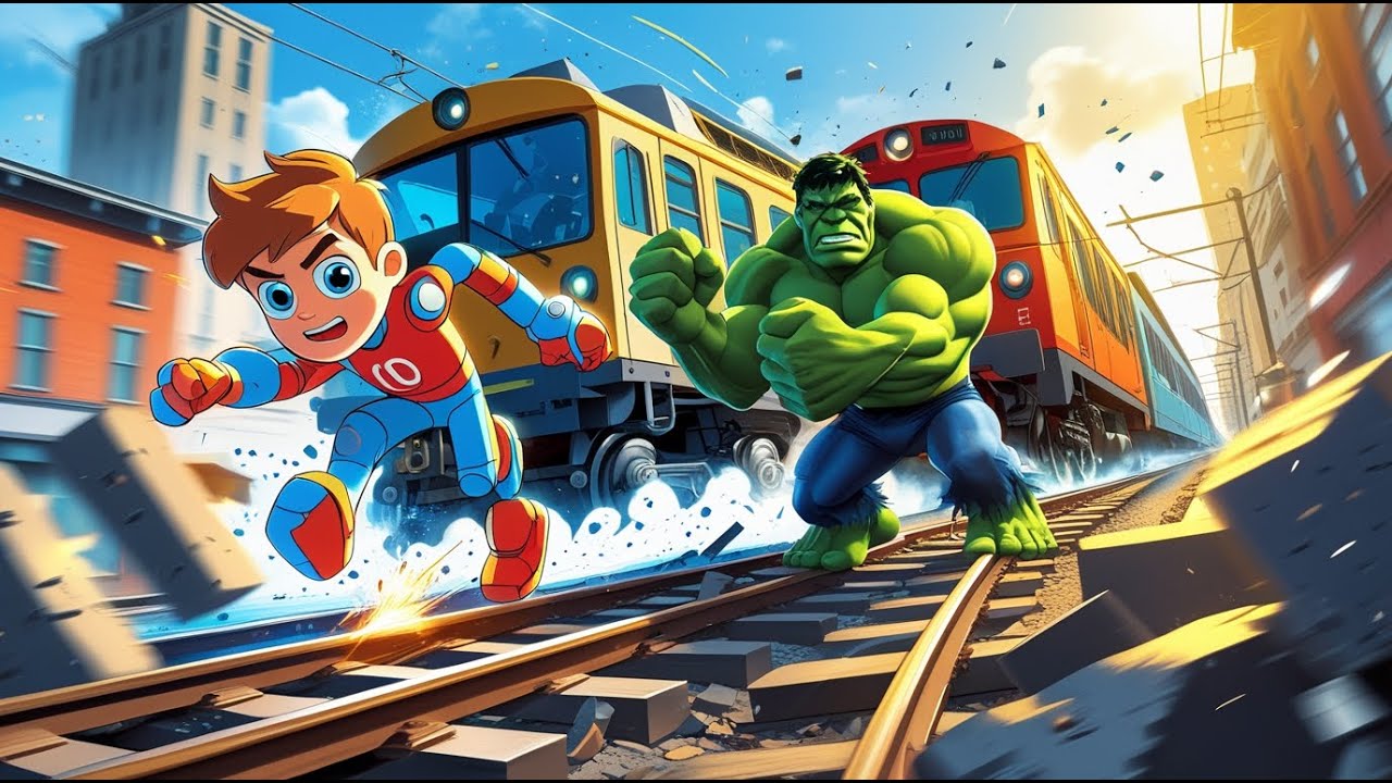 Ben 10 and Hulk: Teamwork Saves the Day in Metro City - YouTube