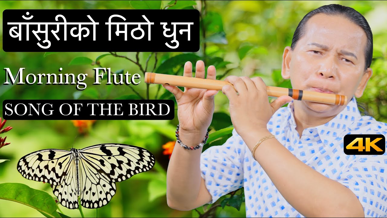 Song of The Birds | Morning Tune Flute Music | Basuri Ko Dhun ...