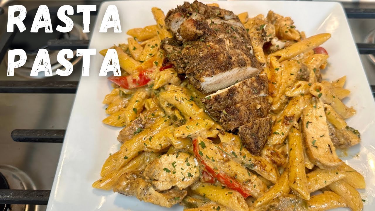Irresistible Rasta Pasta Recipe with Jerk Chicken - YouTube